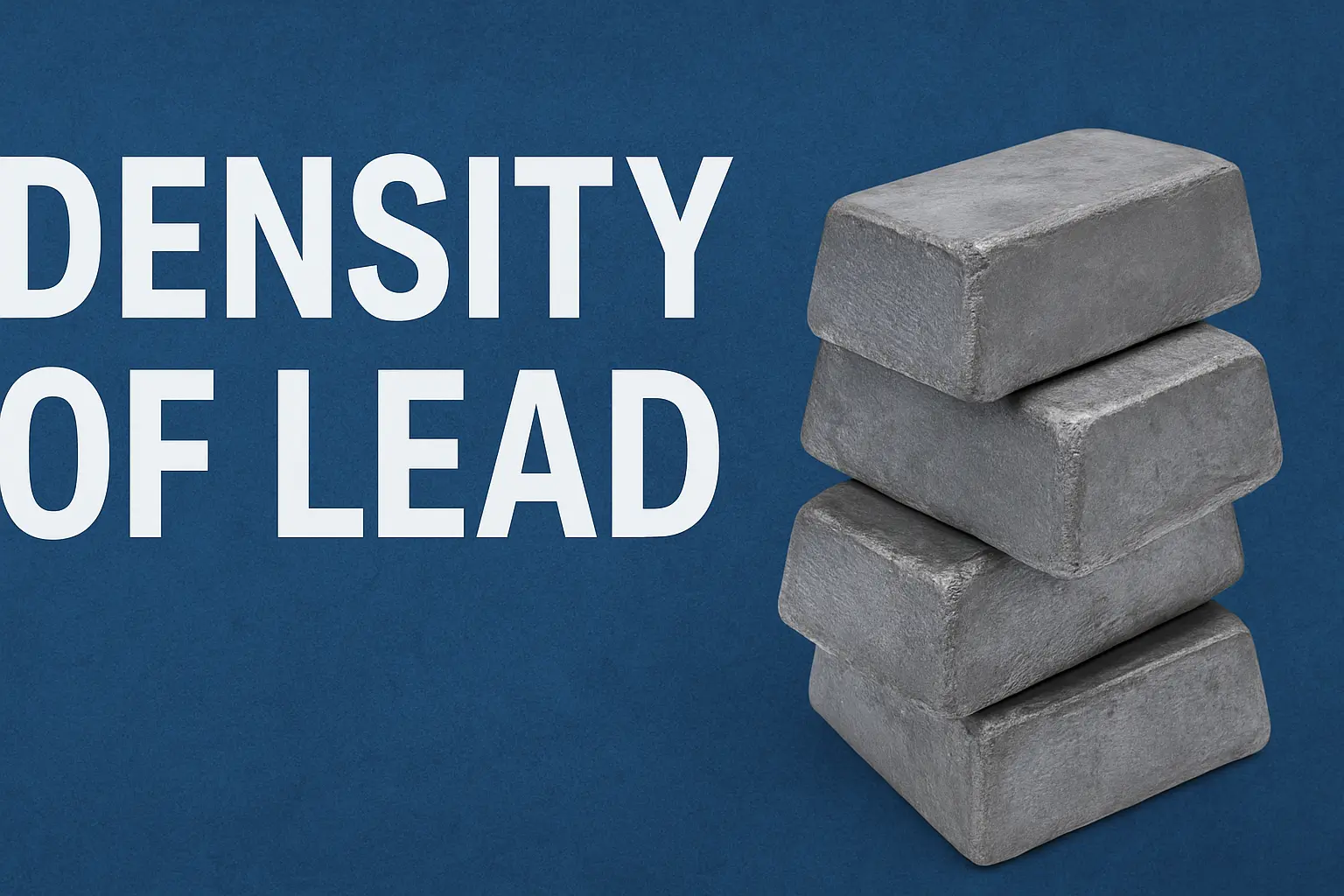What Is the Density of Lead? When to Use It